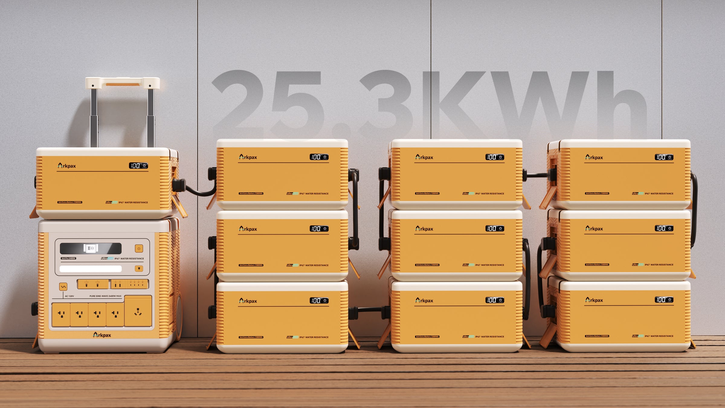 Arkpax Ark PRO 2400W - The IP67 Waterproof Power Station - Arkpax ...